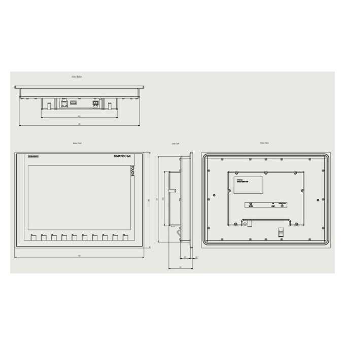 SIMATIC HMI KTP1200 BASIC 6AV2123-2MB03-0AX0, Siemens