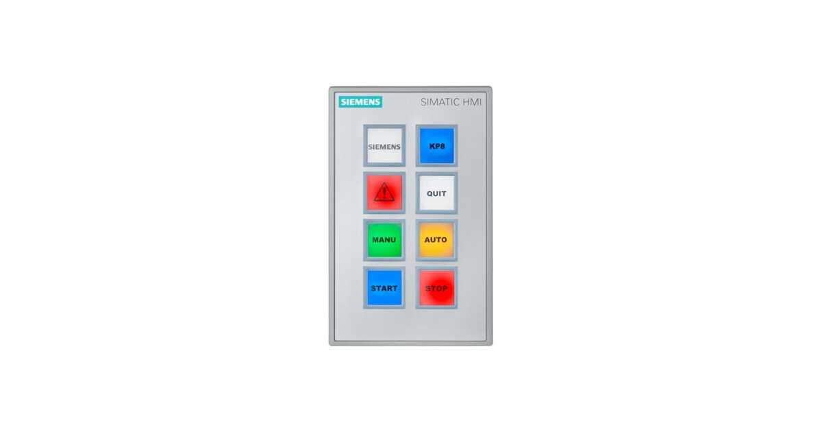 SIMATIC Panel HMI KP8F PN (PROFISAFE) - 6AV3688-3AF37-0AX0