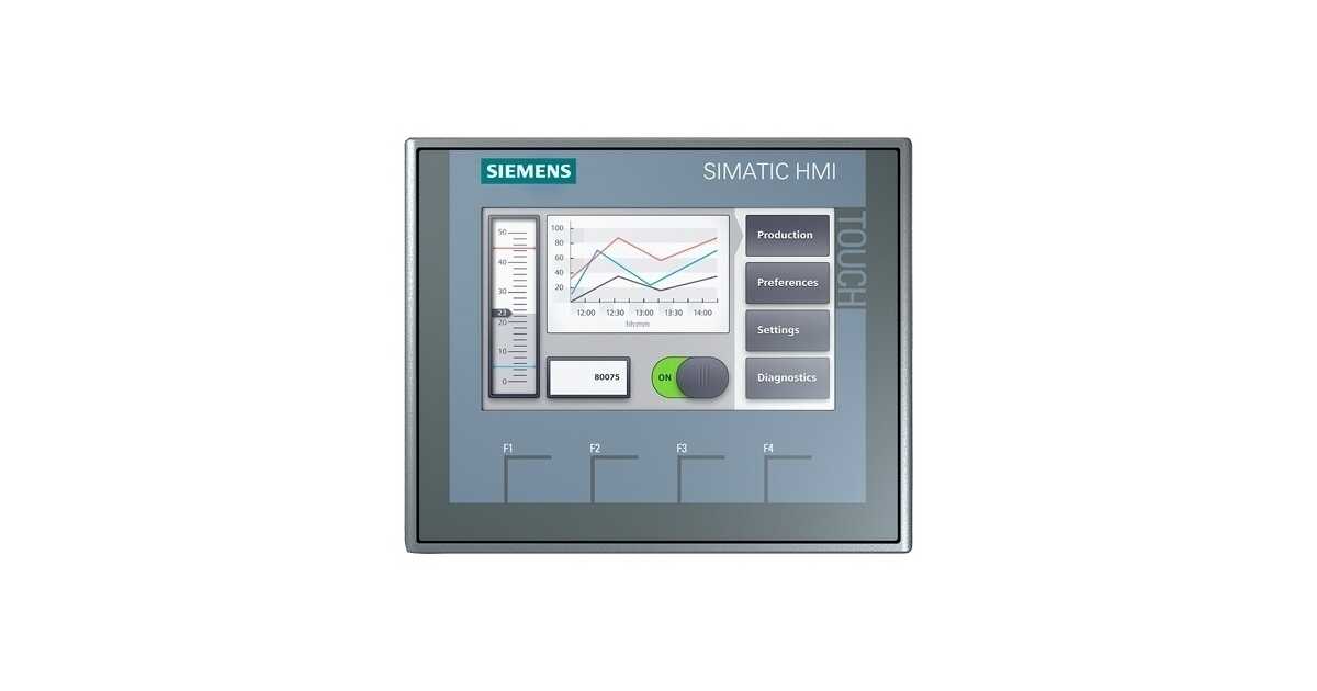 SIMATIC HMI KTP400 BASIC 6AV2123-2DB03-0AX0, Siemens