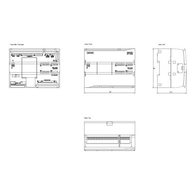 6ES7215-1AG40-0XB0 SIMATIC S7-1200 CPU 1215C DC/DC/DC