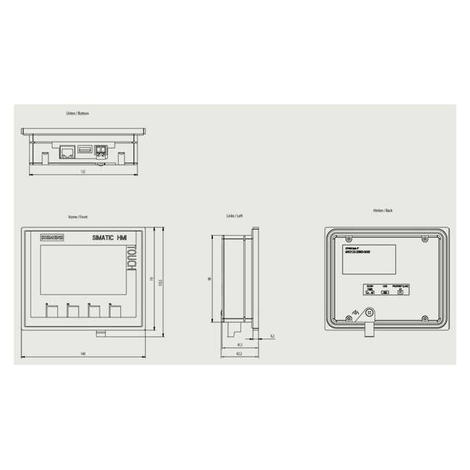 SIMATIC HMI KTP400 BASIC 6AV2123-2DB03-0AX0, Siemens